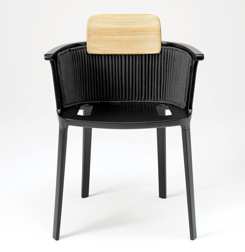 patrick norguet's nicolette chair for ethimo takes on an unconventional edge