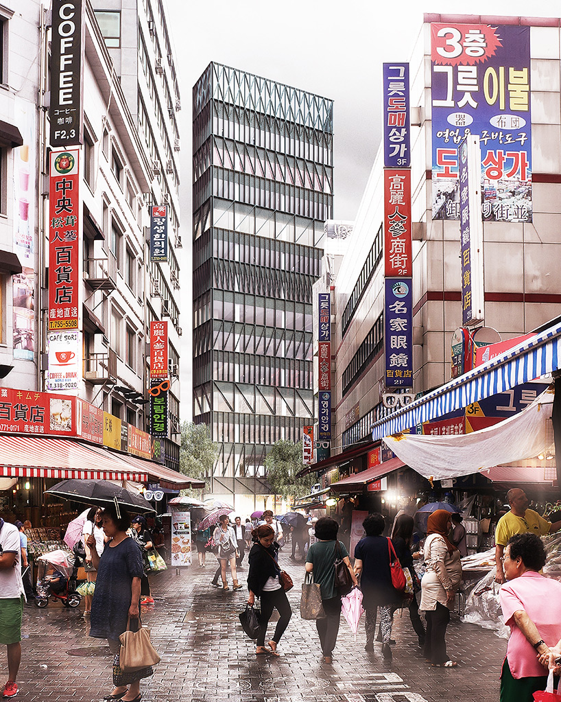 mecanoo plans namdeamun office building in south korea