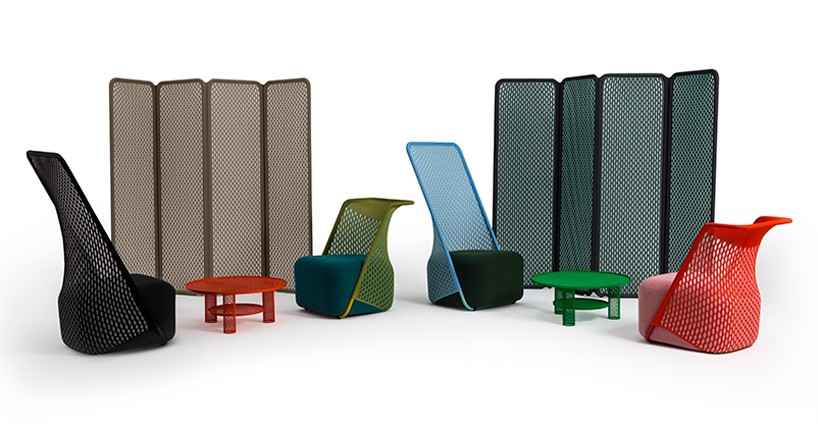 benjamin hubert's cradle collection for moroso uses a three-dimensional ...