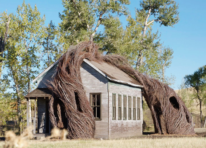 patrick dougherty weaves daydreams from willow trees at tippet rise ...