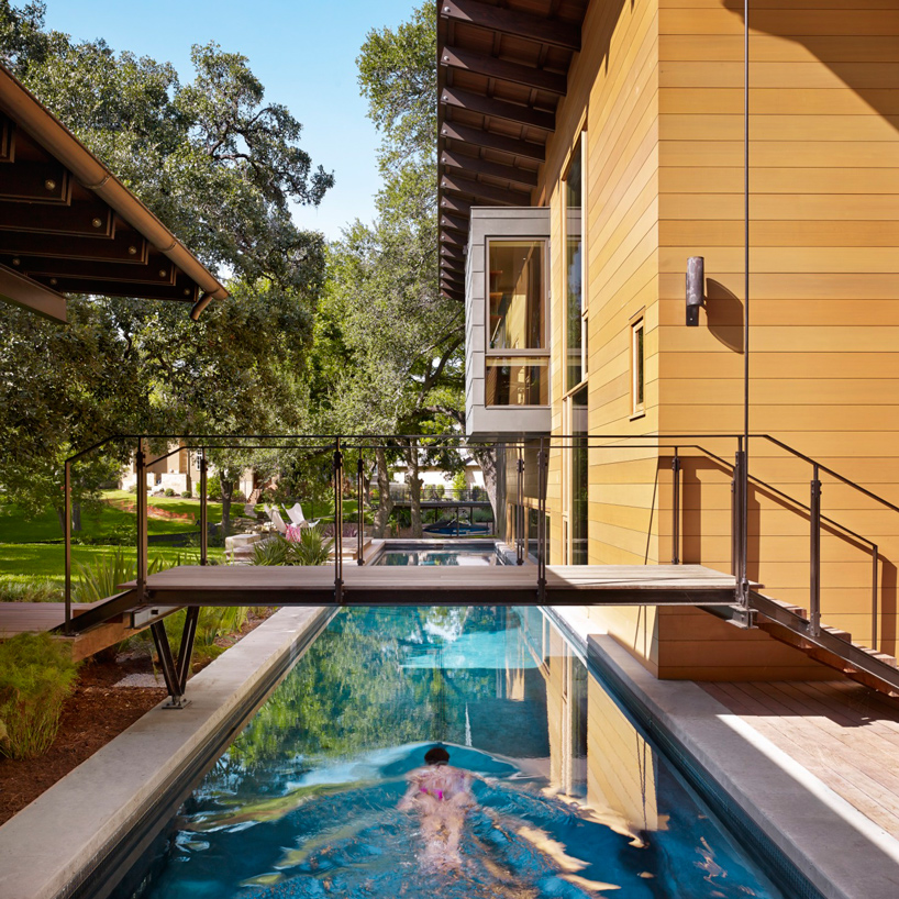 lake flato designs hog pen creek retreat in austin, texas
