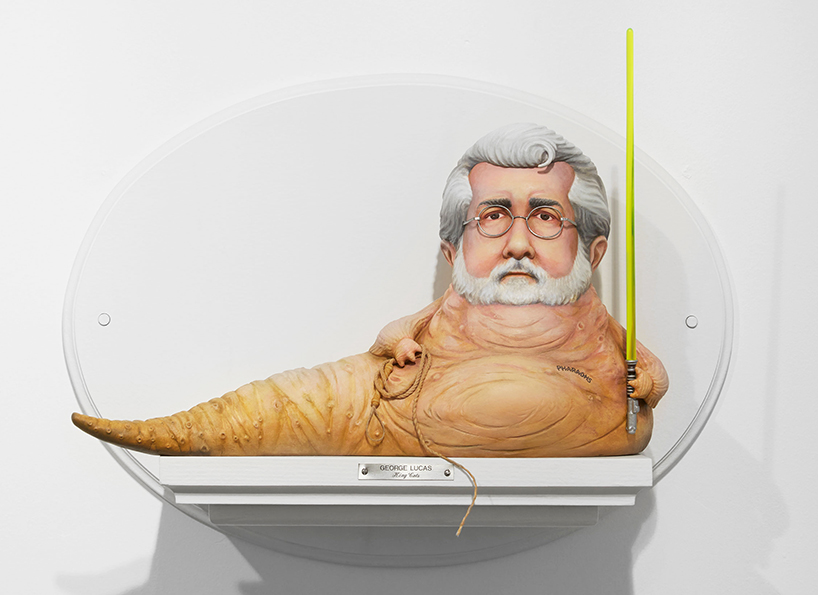 mike leavitt's satirical sculptures blend famous film directors with ...