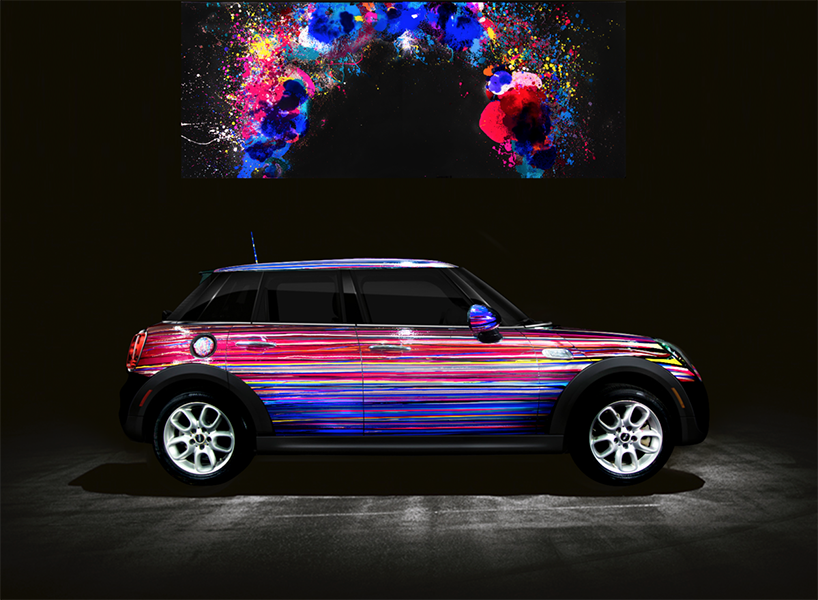 mini's sinful paint job is made naturally with gravity