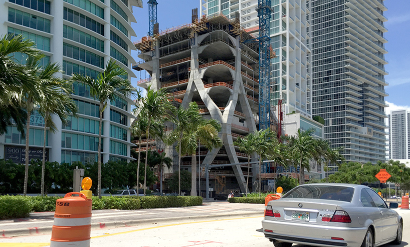1000 museum by zaha hadid takes shape in miami