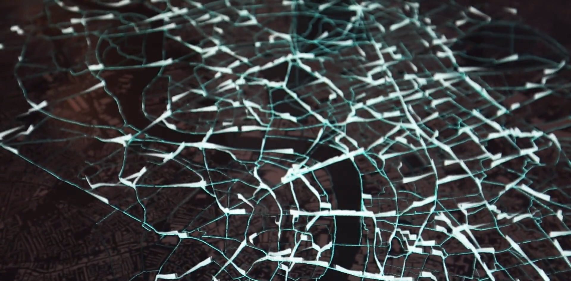 urban bike share mapping installation shows a new light