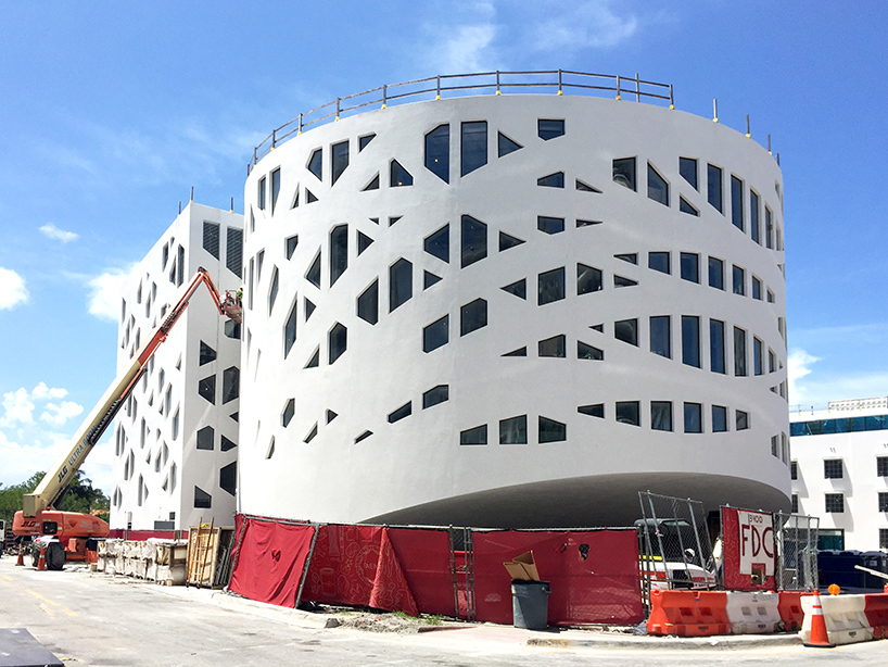faena forum by OMA nears completion in miami beach