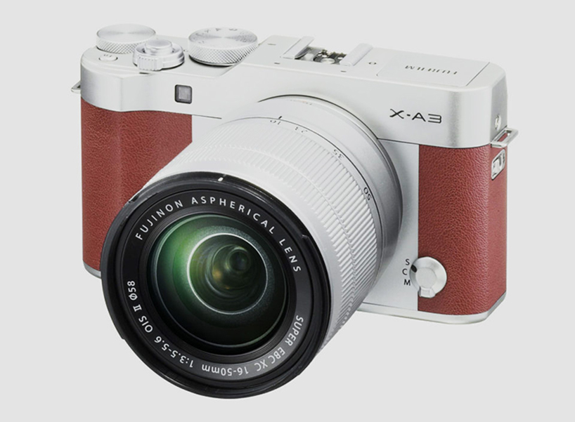 fujifilm X-A3 camera next generation selfie feature retro design