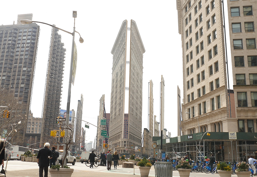 claire & max turn new york city into a fake movie set