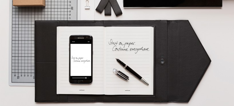 montblanc augmented paper blends writing and digital space