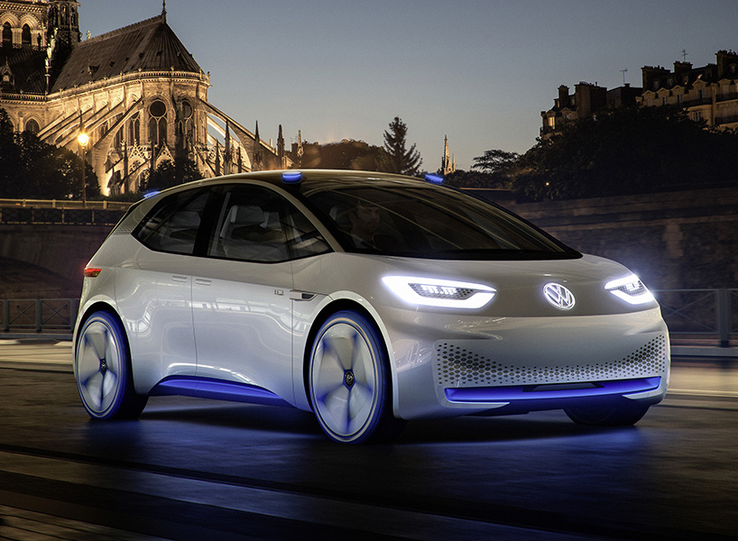 volkswagen world premiere of visionary ID self driving concept