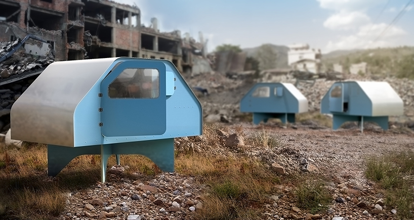 duffy london's flat-packed shelter for disaster relief or glamping
