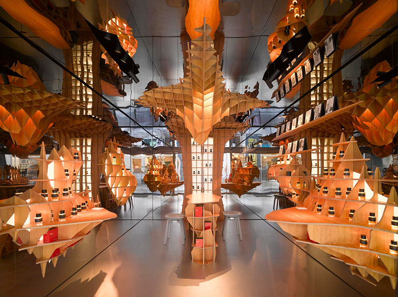 jakob + macfarlane creates perfume store for frédéric malle
