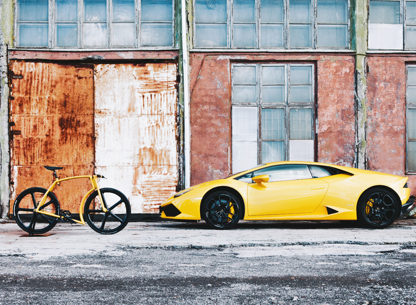 viks gt 'lamborghini' bike: bicycle + italian supercar mashup