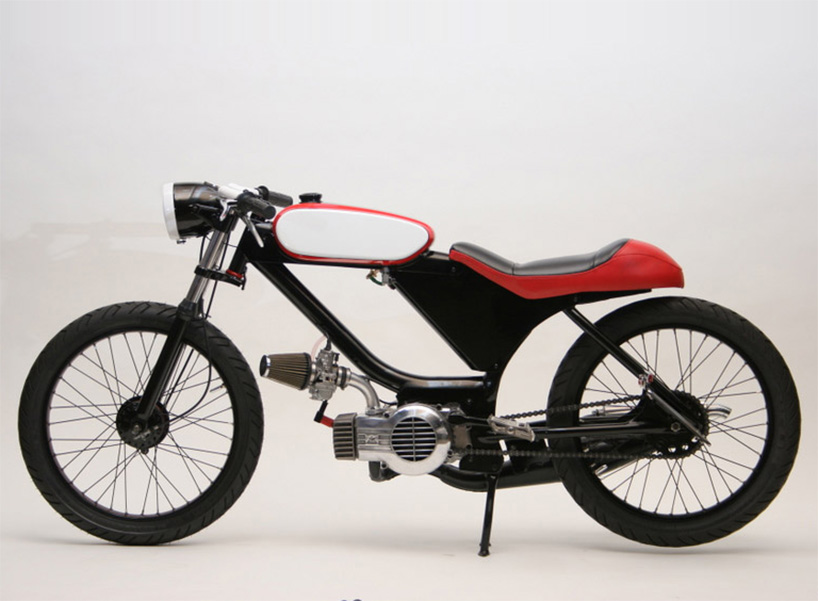 motomatic step your game up is a minimalist custom moped