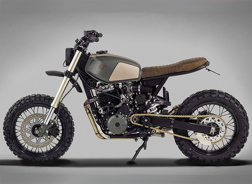 ton-up garage 'muxima' honda FMX 650 custom motorcycle