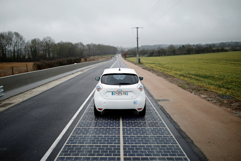 france unveils wattway, the world's first solar panel road