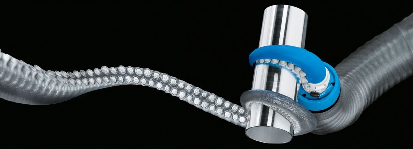 the octopusgripper robot curls around objects like a tentacle