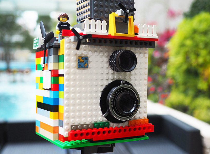 twin lens LEGO camera prints instant pictures with a click of a brick