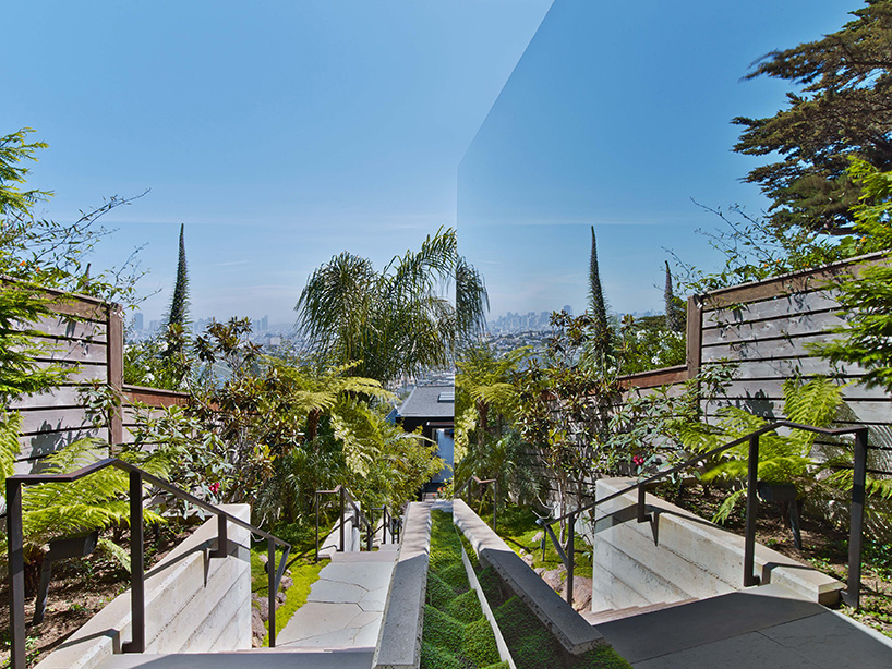 cass calder smith creates mirror-clad cube for ideation and escape