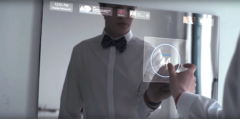 'duo' is the personal AI butler who lives inside your mirror