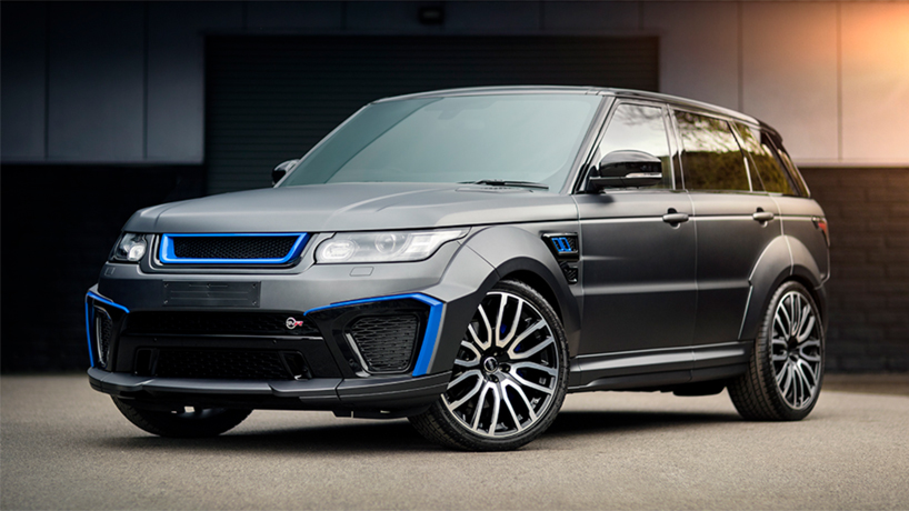 project kahn's range rover sport SVR pace suited for luxury performance