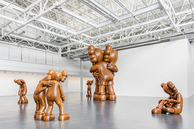 aranda\lasch conceives exhibition design for monumental KAWS show