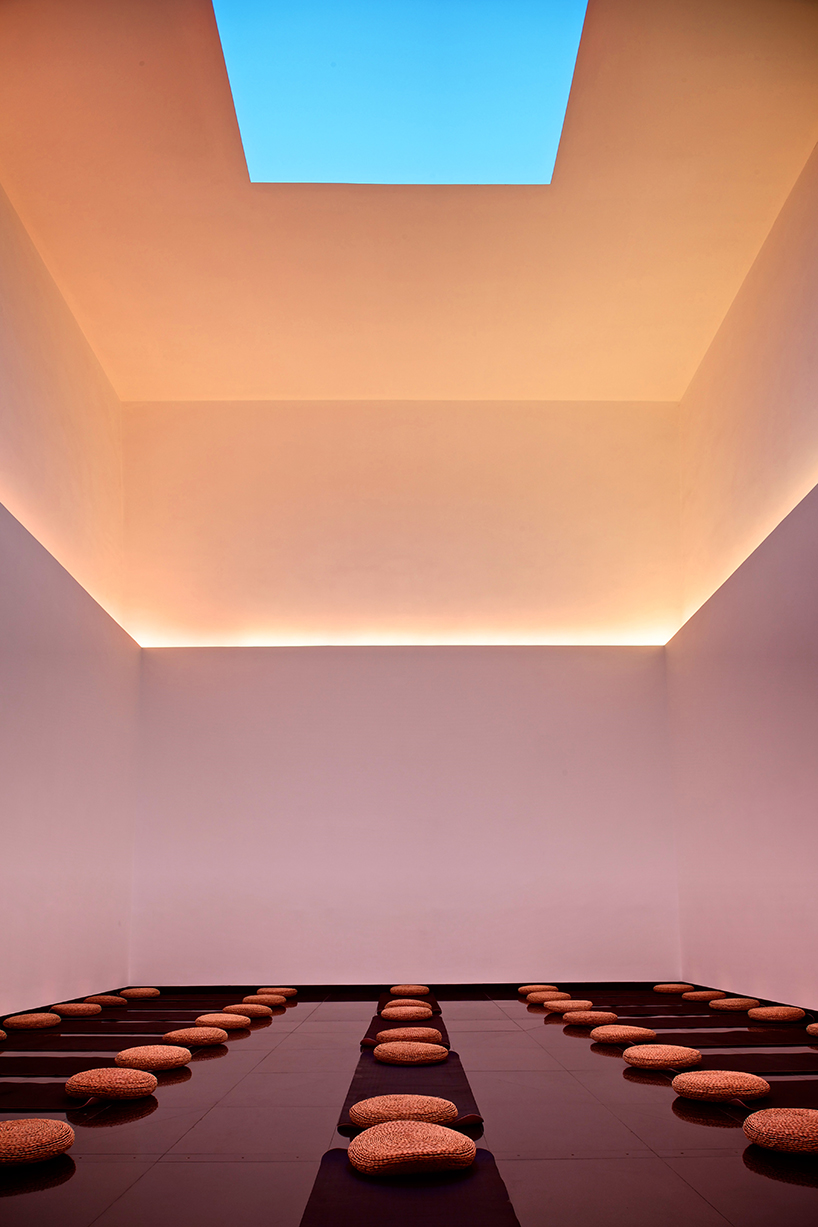 james turrell skyspace at temple in beijing is designed for sunset viewings