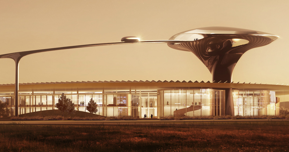 MAD architects reveals plans for faraday future's california campus