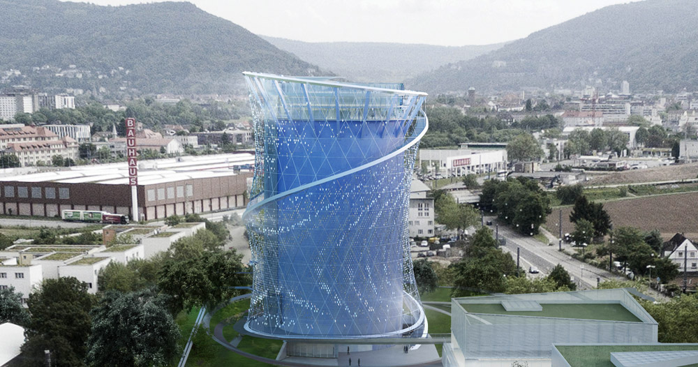 LAVA's sculptural energy storage tower breaks ground in heidelberg