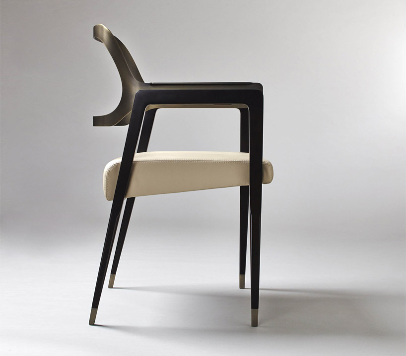 rossato home collection juxtapositions precious materials with simplicity