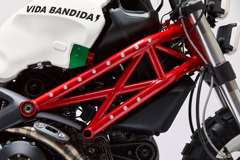 ducati monster 696 custom motorcycle by vida bandida