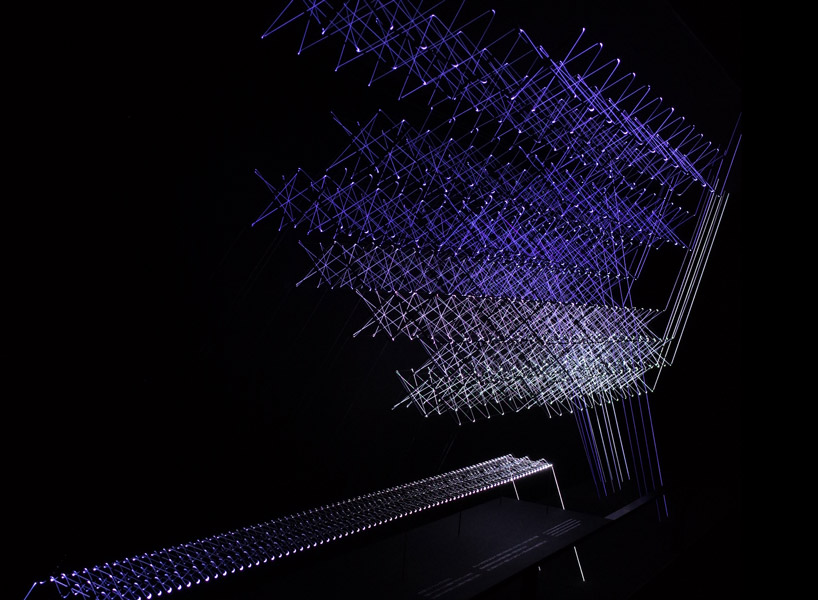 nownao's eclectic weaving light installation featured at tokyo midtown