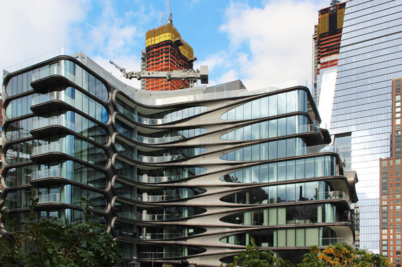 zaha hadid's 520 west 28th street nears completion on the high line