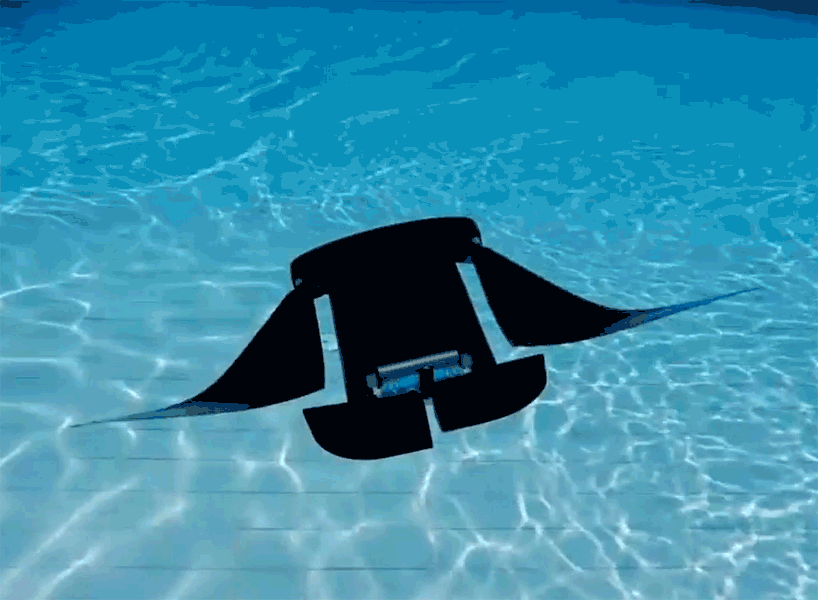 manta ray robot proposes future of fast autonomous underwater vehicles