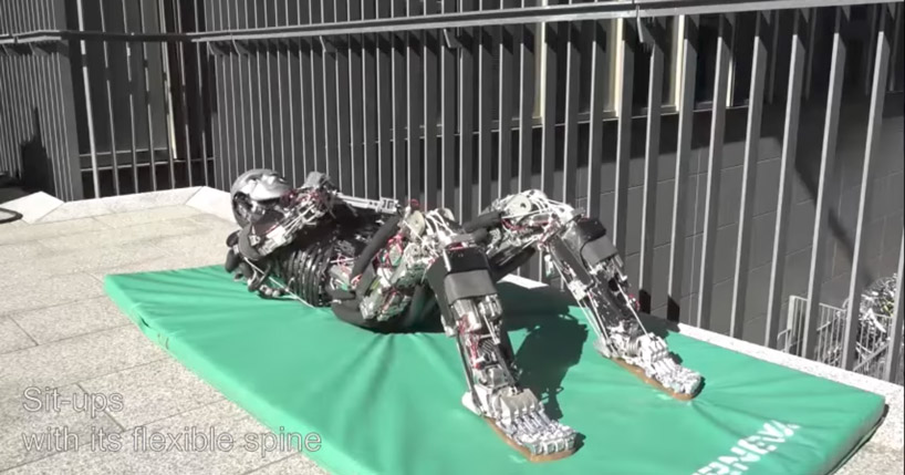 this sweating robot literally perspires as it inspires you to shift ...