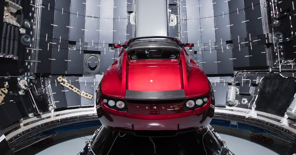 spacex is sending elon musk's personal tesla roadster into orbit