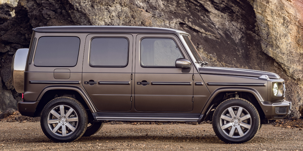 mercedes-benz unveils the G-class luxury off-road vehicle at NAIAS 2018
