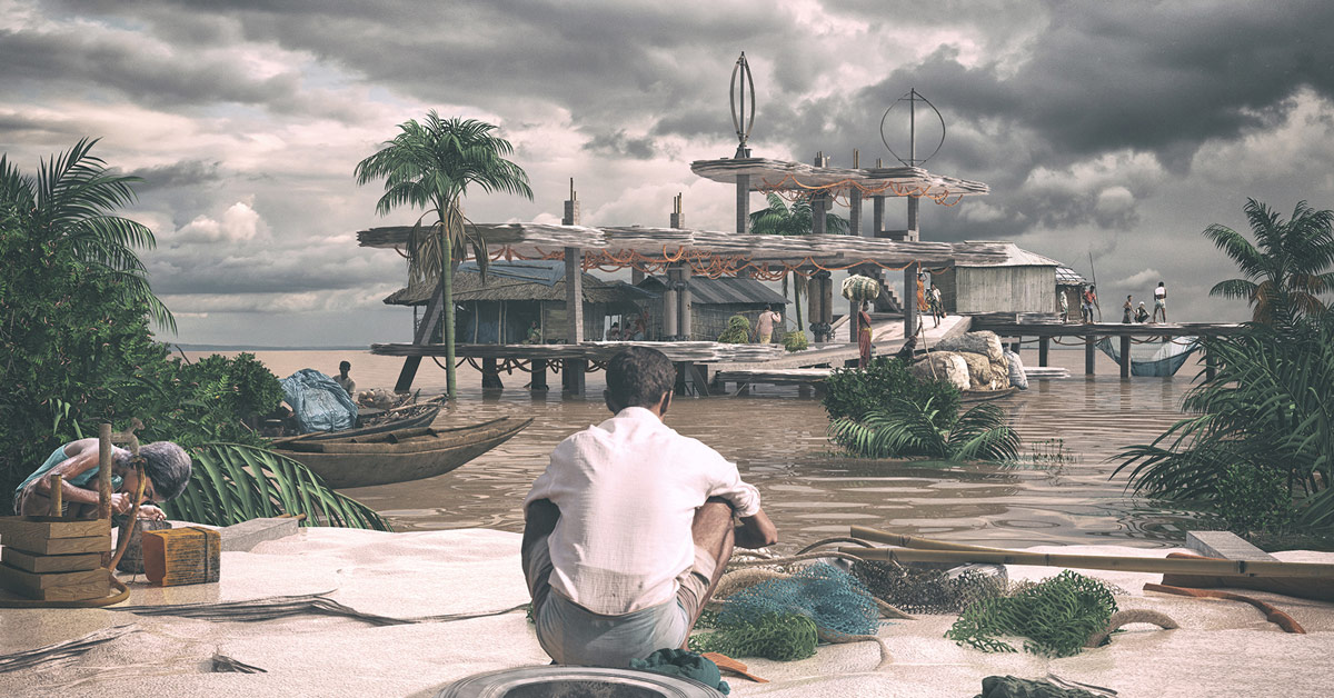 refuge ground: illustrations of a solution to saltwater floods in ...