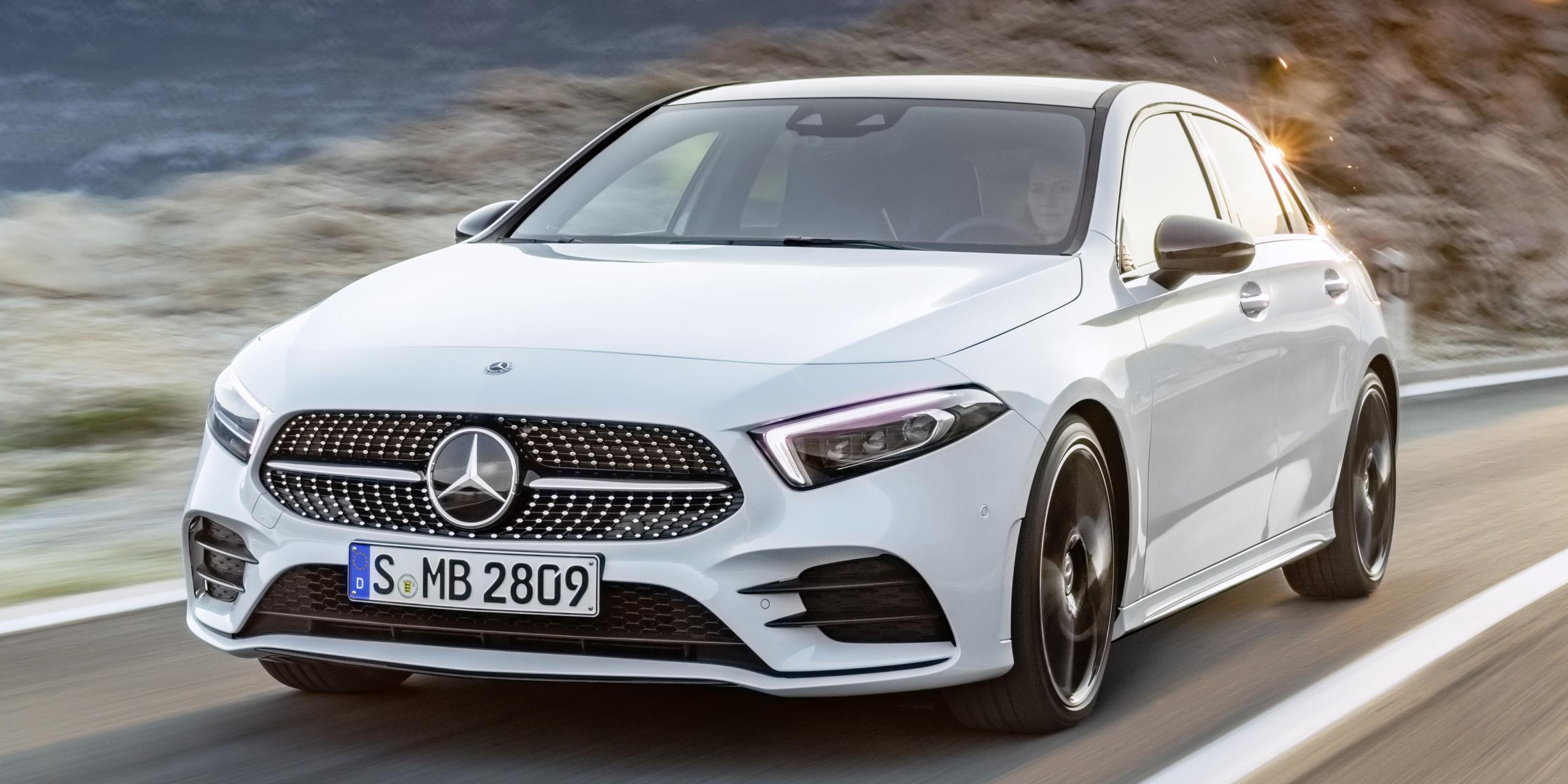 the mercedes A-class redefines modern luxury with a futuristic interior