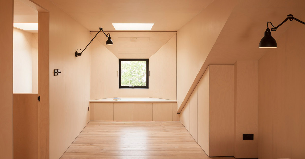 widger architecture designs a timber apartment in london