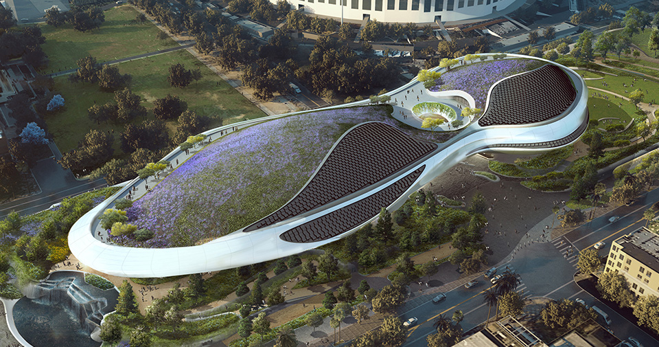 new images of MAD's lucas museum unveiled as project breaks ground