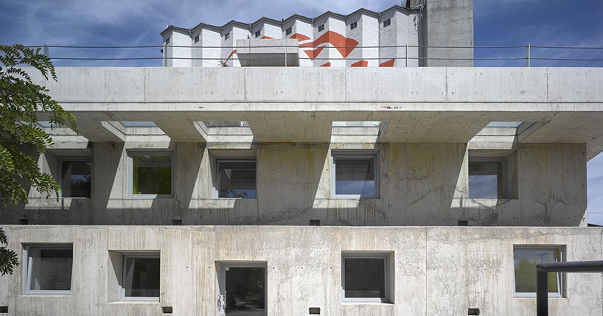 architektura blends raw, concrete structure with its industrial ...