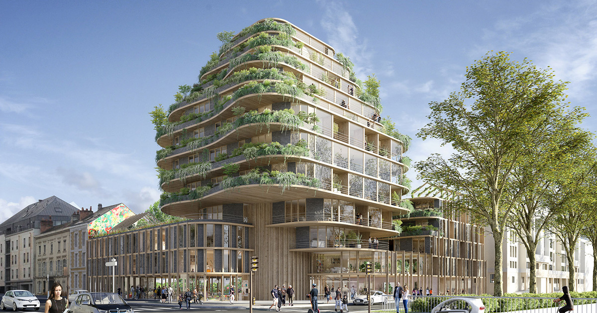 crespy & aumont architectes and WY-TO's tree-like structure blends city ...