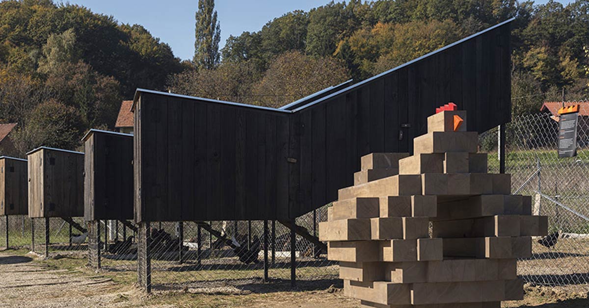 chickenville, an eco-friendly poultry farm designed by SKROZ architecture