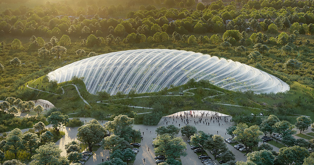 see plans for the world’s largest tropical greenhouse under a single dome