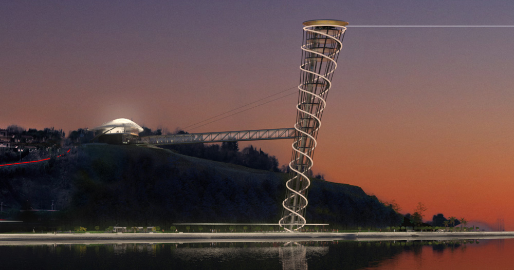 fuksas to build spiraling 'capo grande tower' in slovenia