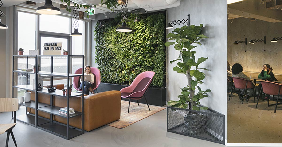 kraaijvanger architects turns CIC rotterdam's offices into an urban jungle