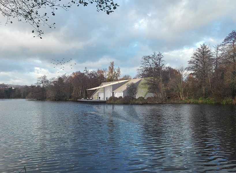 PiM.studio's visitor center for sevenoaks natural reserve in kent acts ...