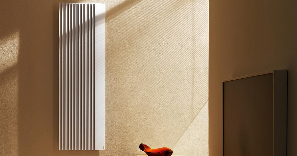 alberto meda designs modular radiator with pleated surfaces for tubes ...