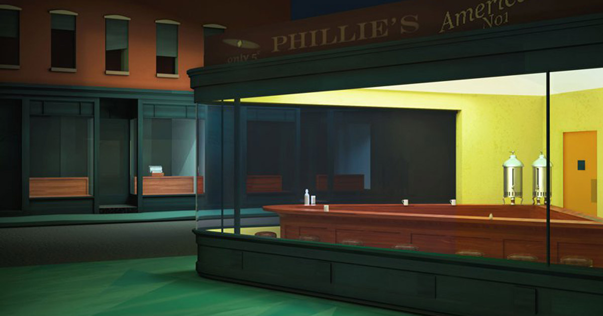 ymage works reinterprets famous paintings as realistic peopleless ...